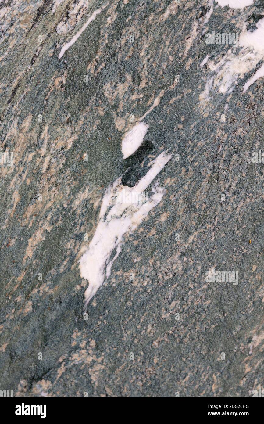 Greenschist, metamorphic rock Stock Photo - Alamy