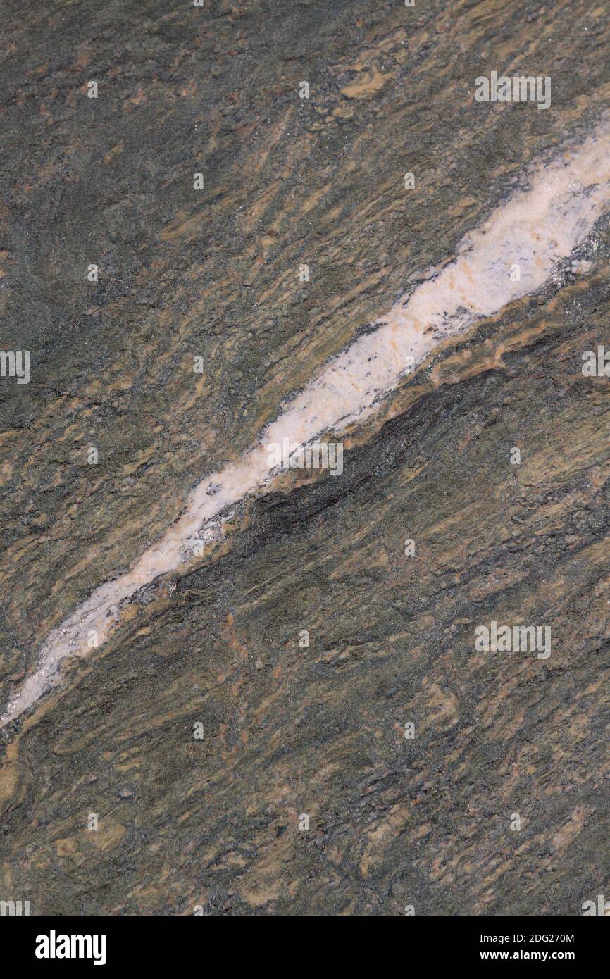 Greenschist, metamorphic rock Stock Photo - Alamy