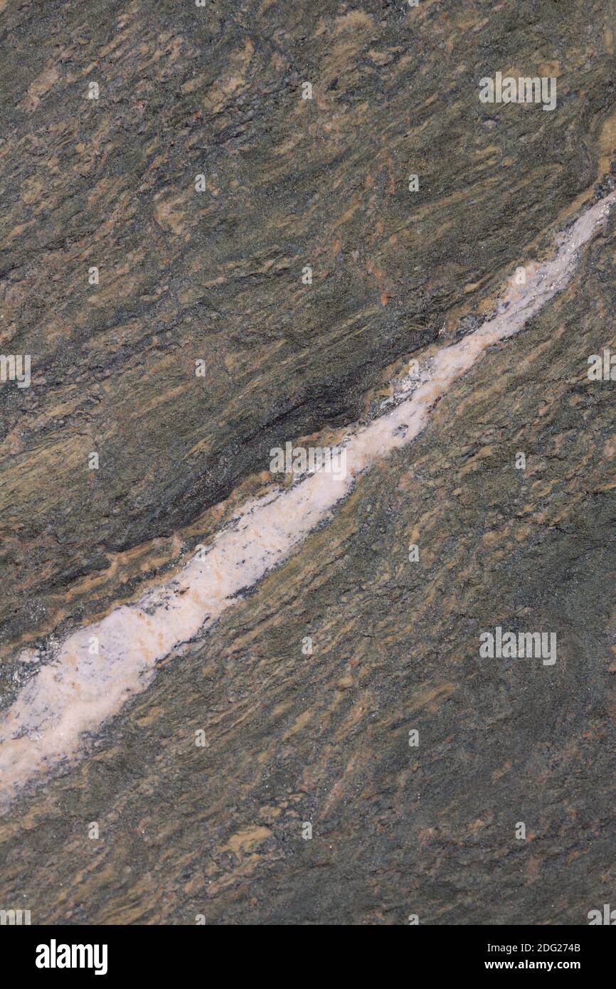 Greenschist, metamorphic rock Stock Photo - Alamy