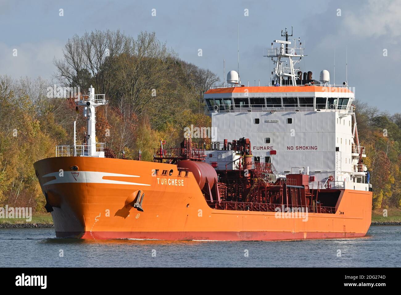 Chemical Oil Products Tanker Turchese Stock Photo - Alamy