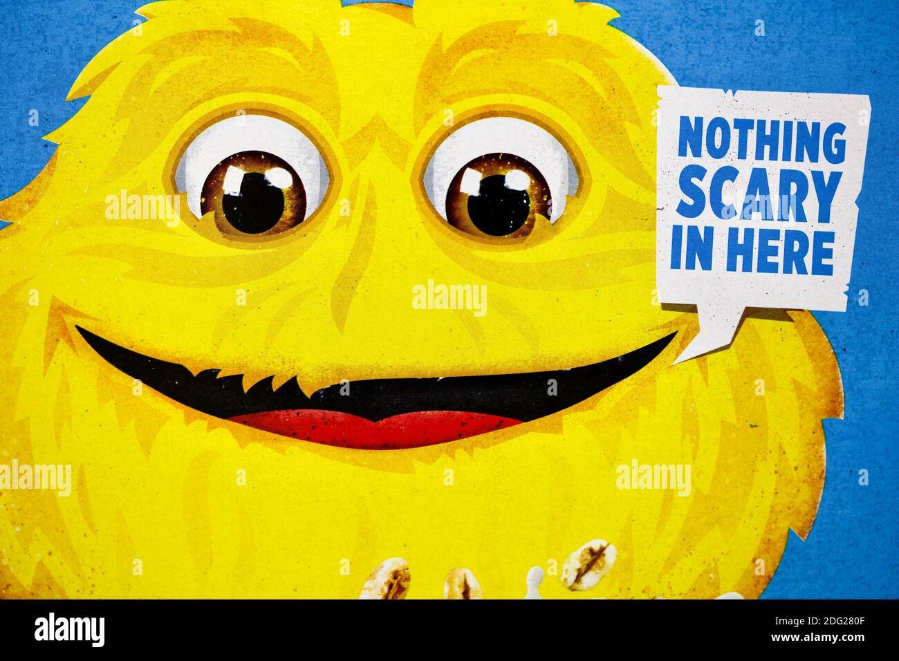 Honey Monster Wheat Puffs Cereal Stock Photo - Alamy