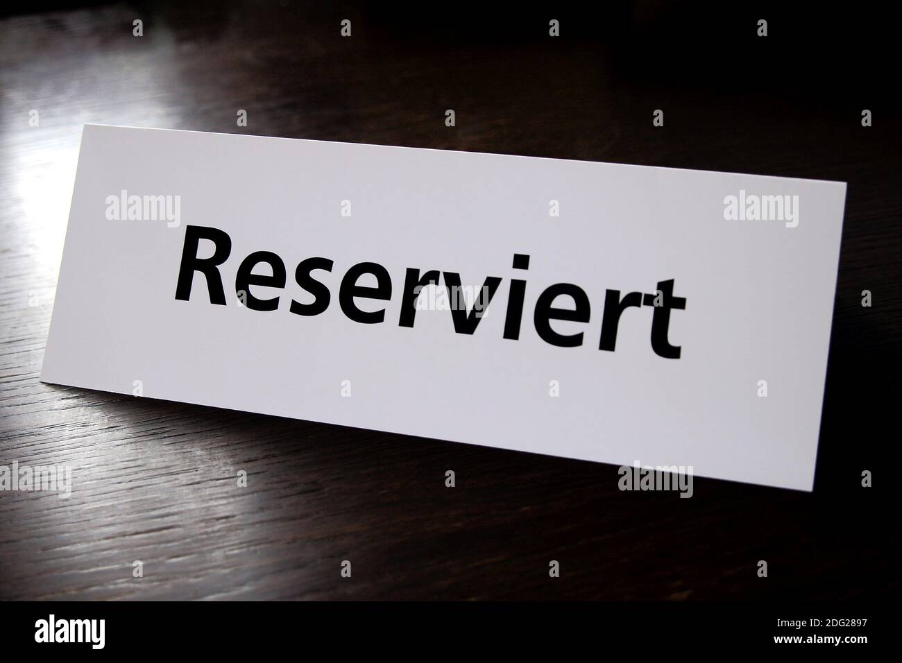Reserviert hi-res stock photography and images - Alamy