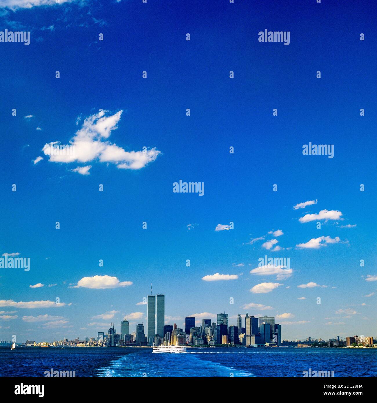 Wtc world trade center twin towers tower silhouettes hi-res stock ...