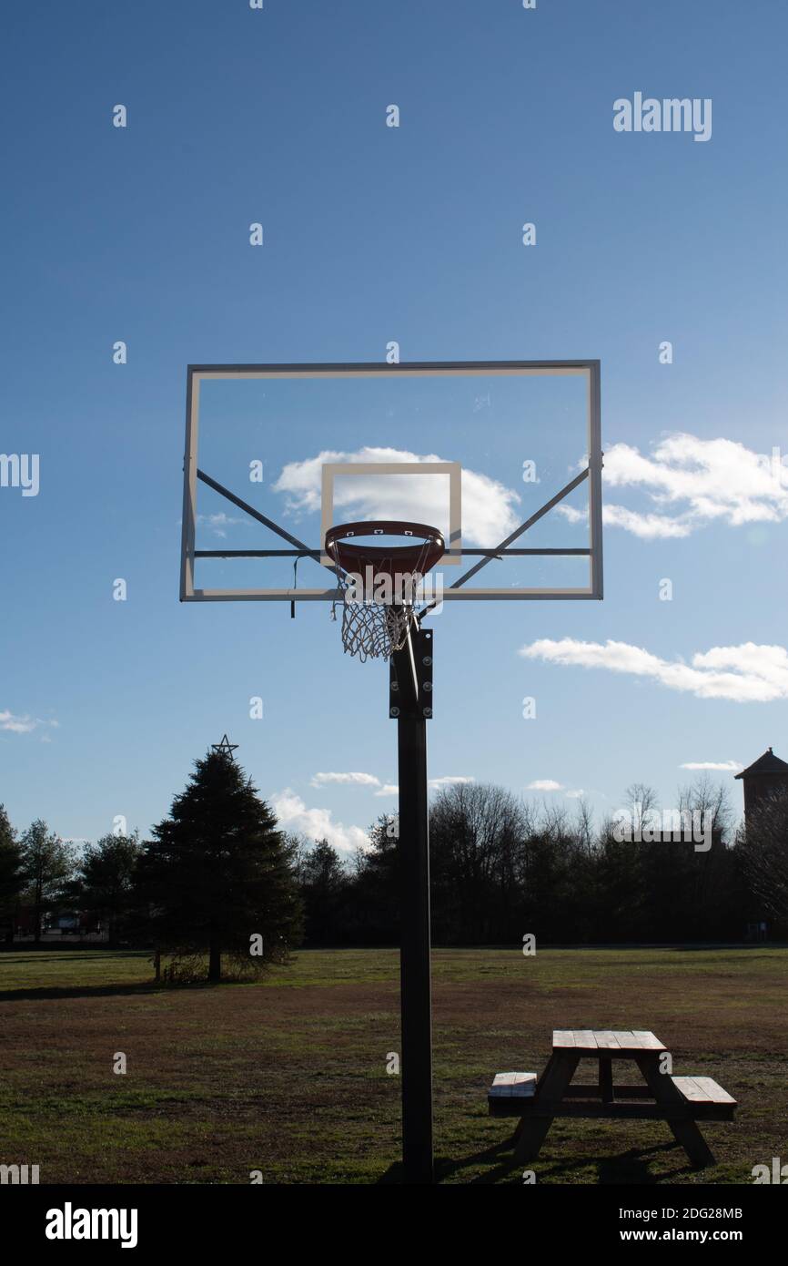 Clear basketball b Stock Photo - Alamy