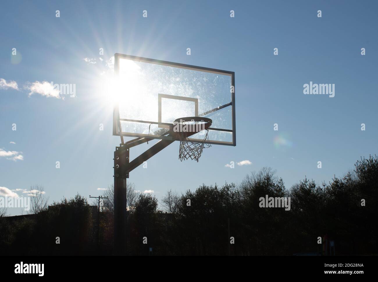 Clear basketball b Stock Photo - Alamy