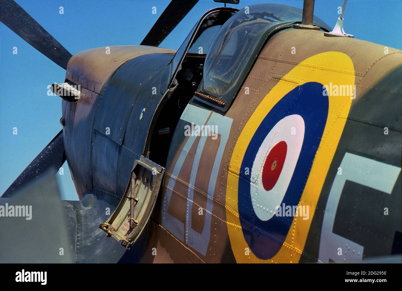 British Supermarine Spitfire WWII Fighter airplane Stock Photo - Alamy