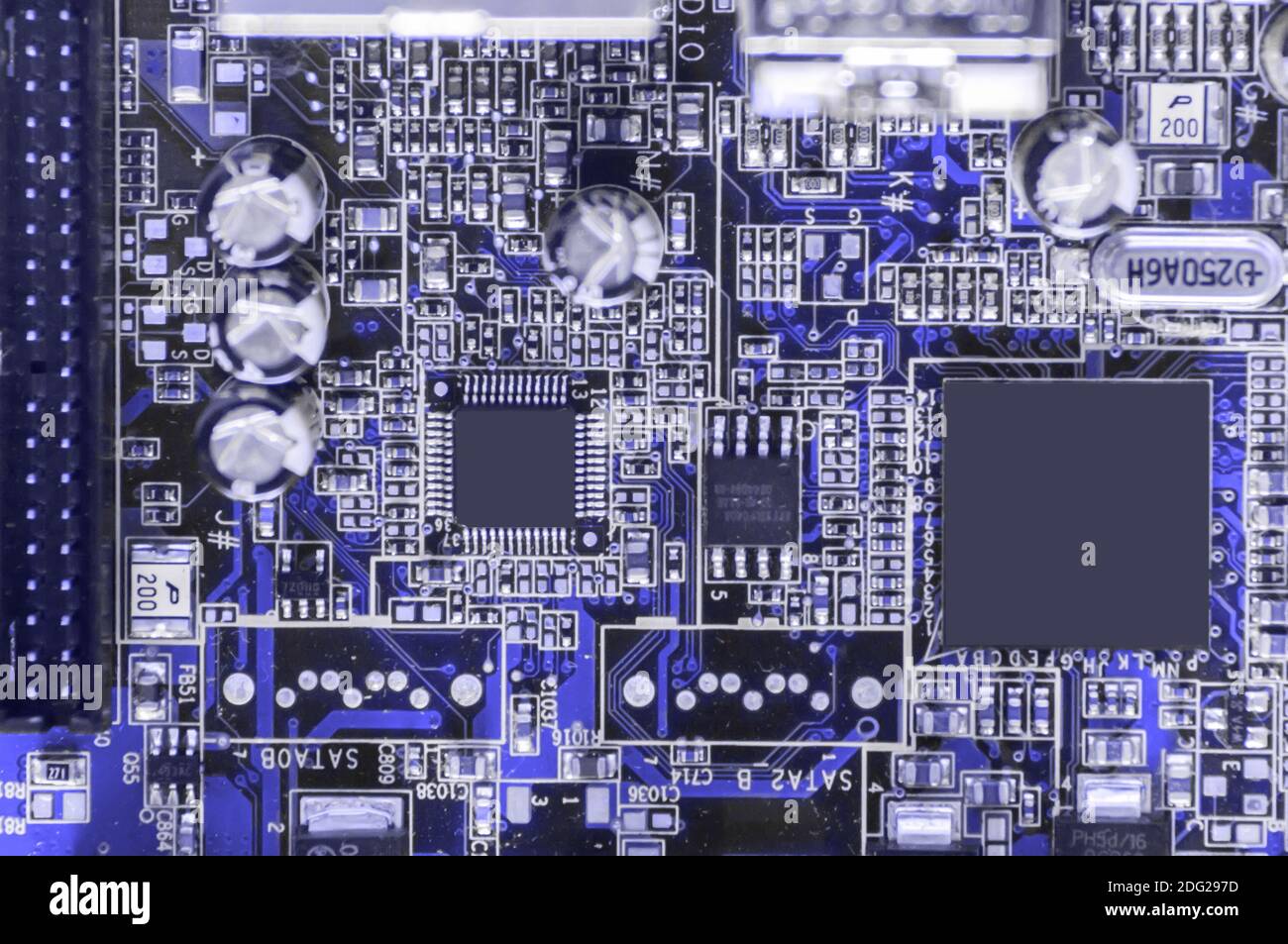 Circuit board background of computer motherboard Stock Photo - Alamy