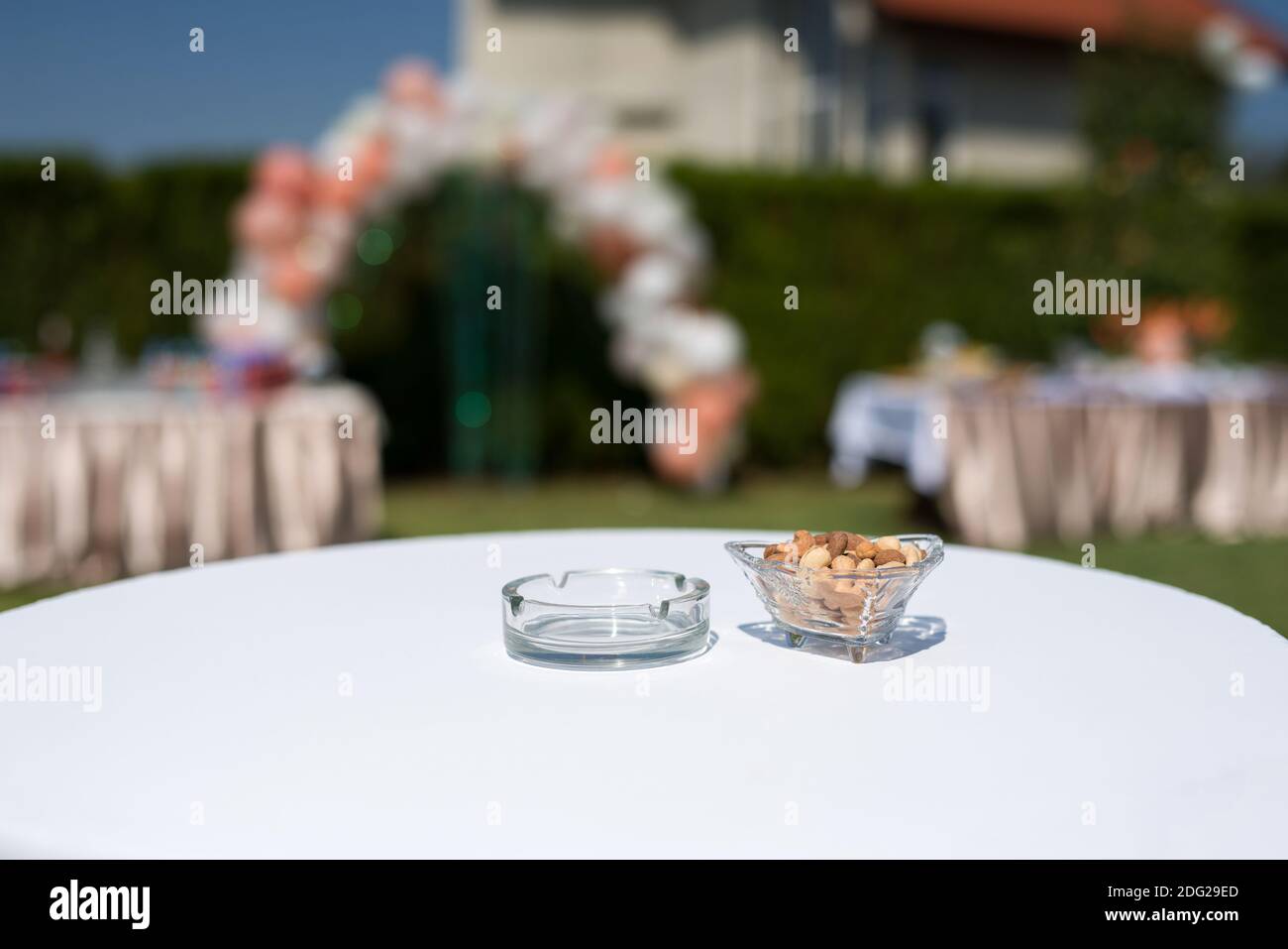 Catering garden party decorated hi-res stock photography and images - Alamy