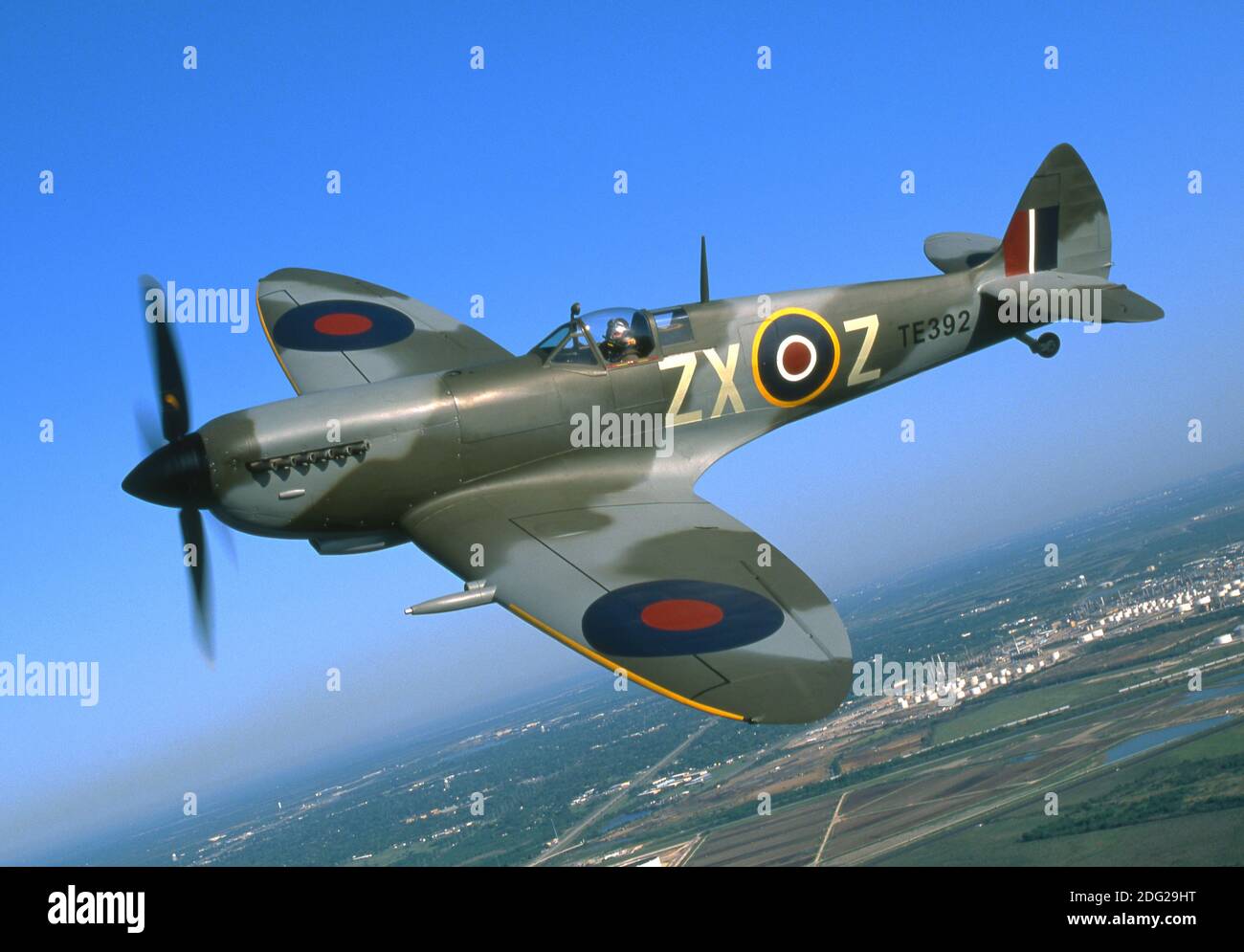 British Supermarine Spitfire WWII Fighter airplane Stock Photo - Alamy