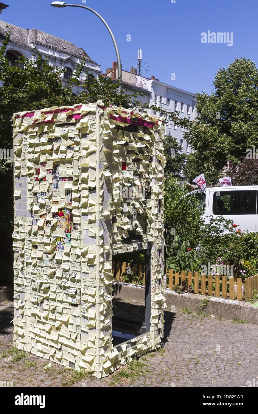 Phone booth in Berlin Stock Photo - Alamy