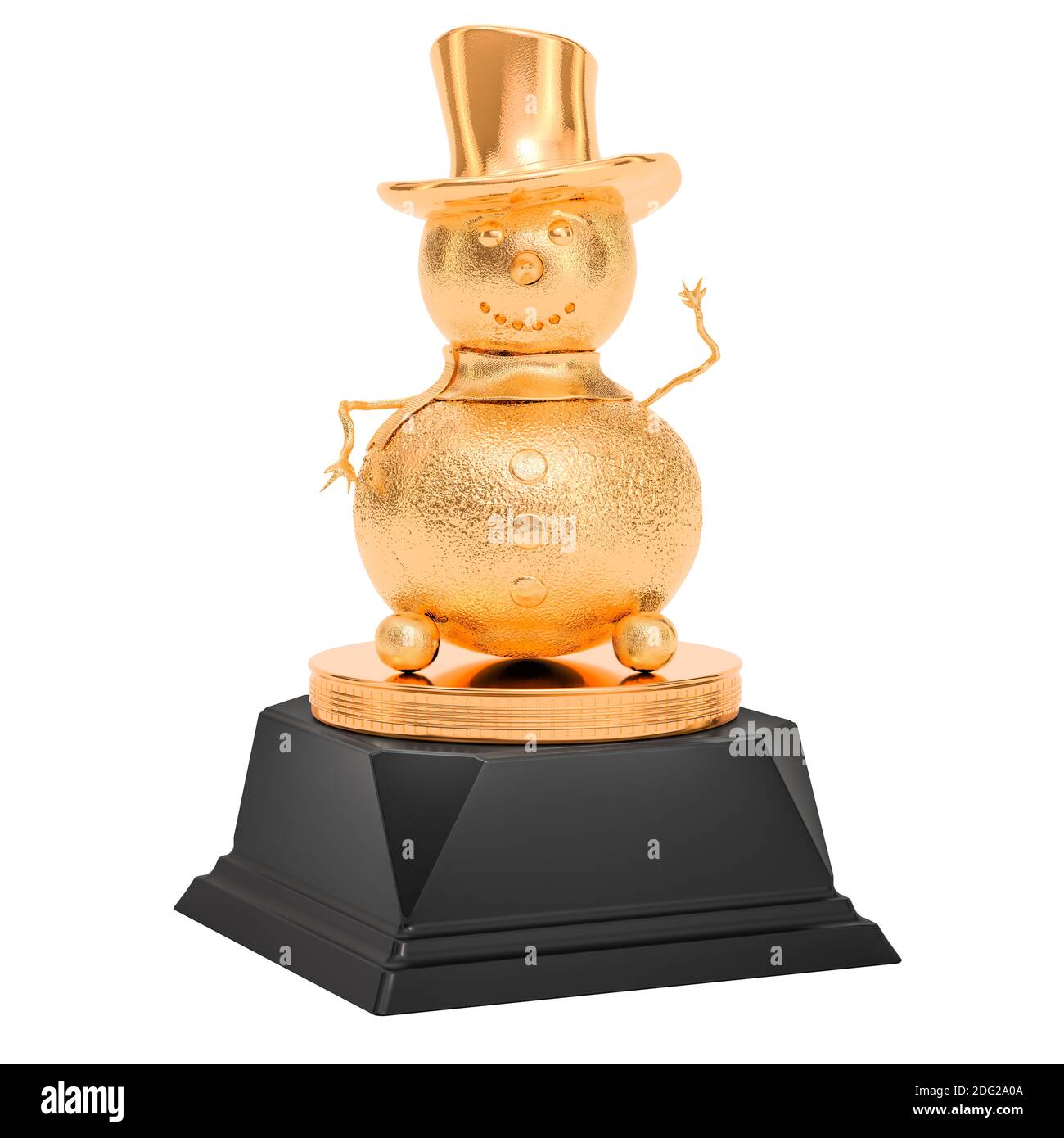 Golden premium xmas toy Cut Out Stock Images & Pictures - Alamy