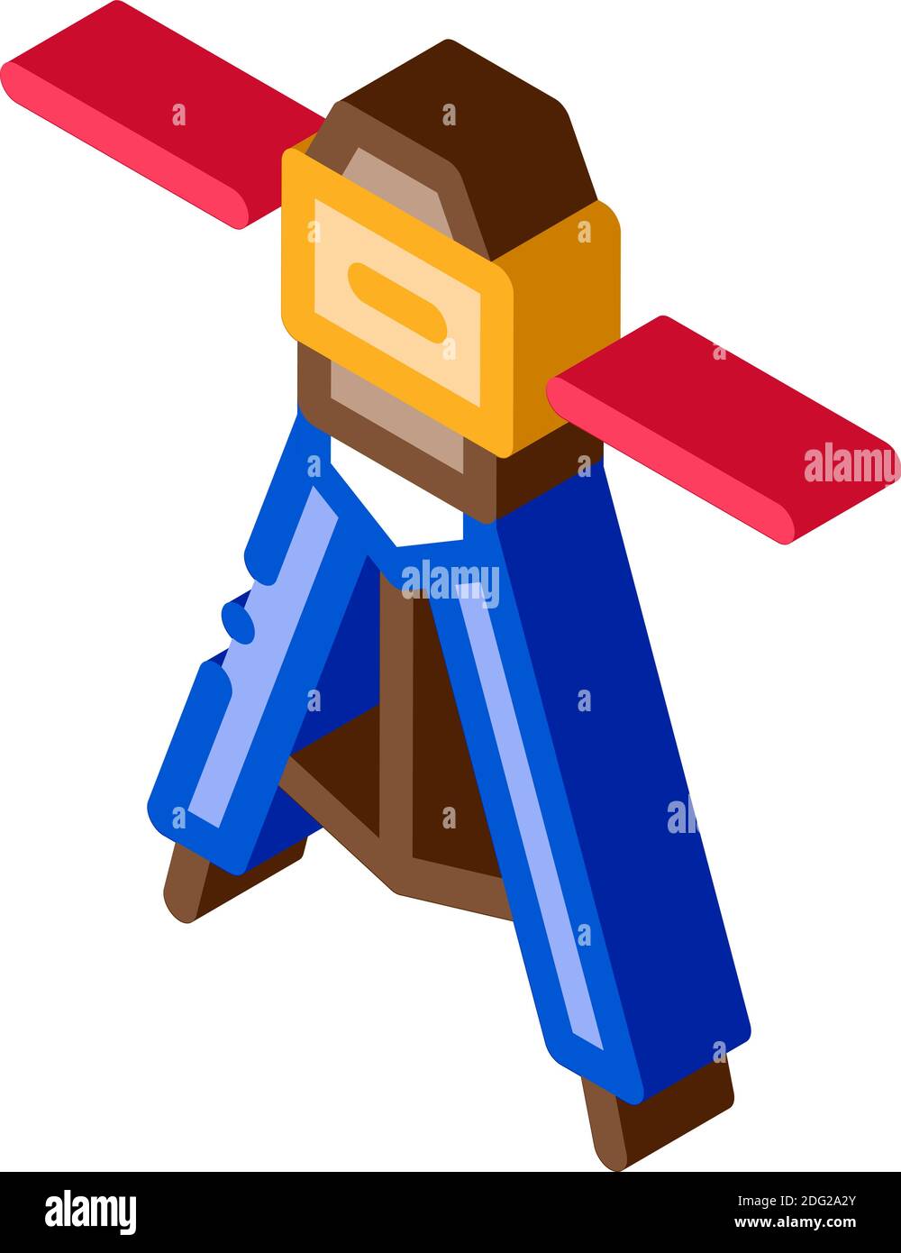 laser level tool isometric icon vector illustration Stock Vector Image ...