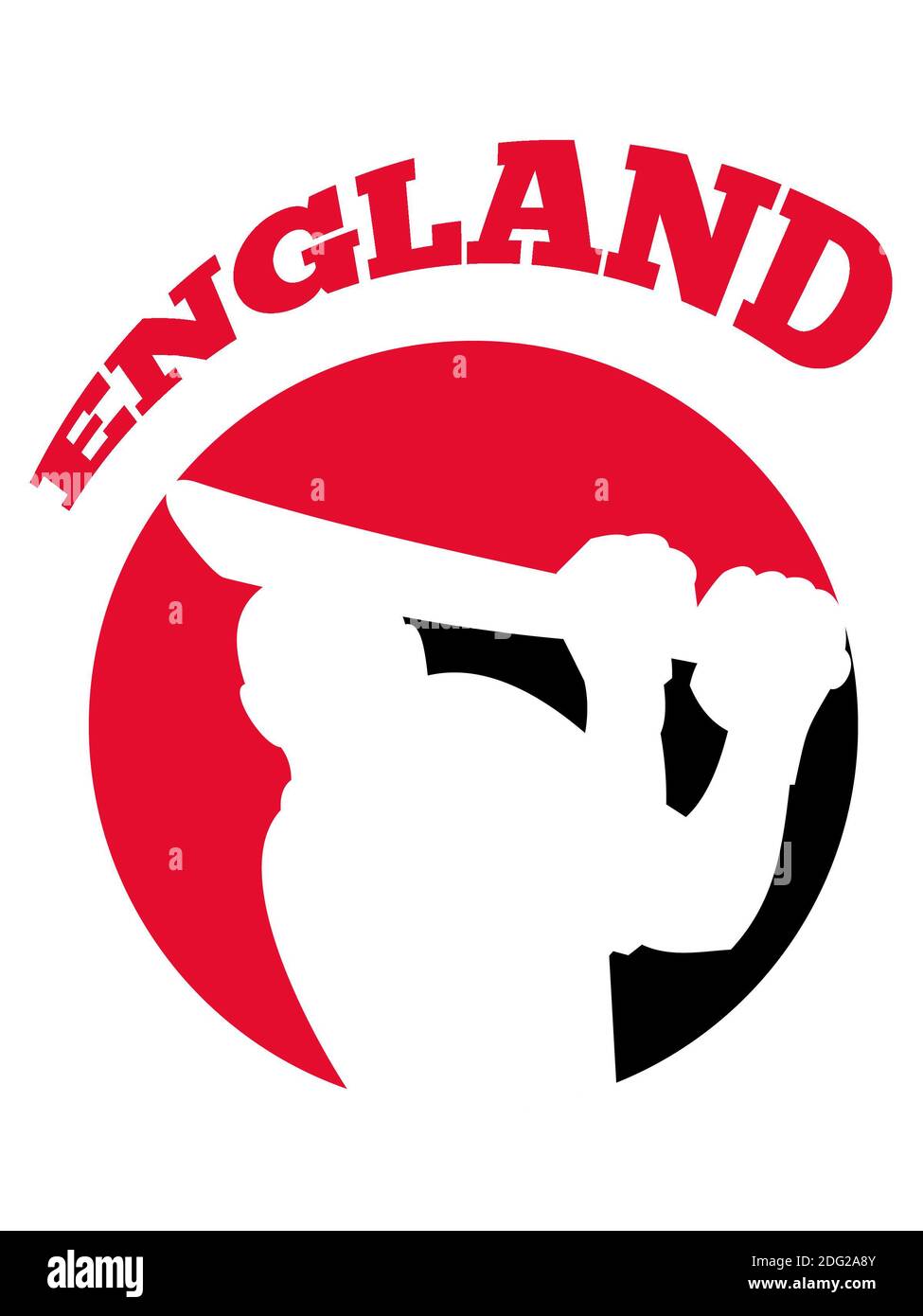 Cricket player batsman batting retro England Stock Photo - Alamy