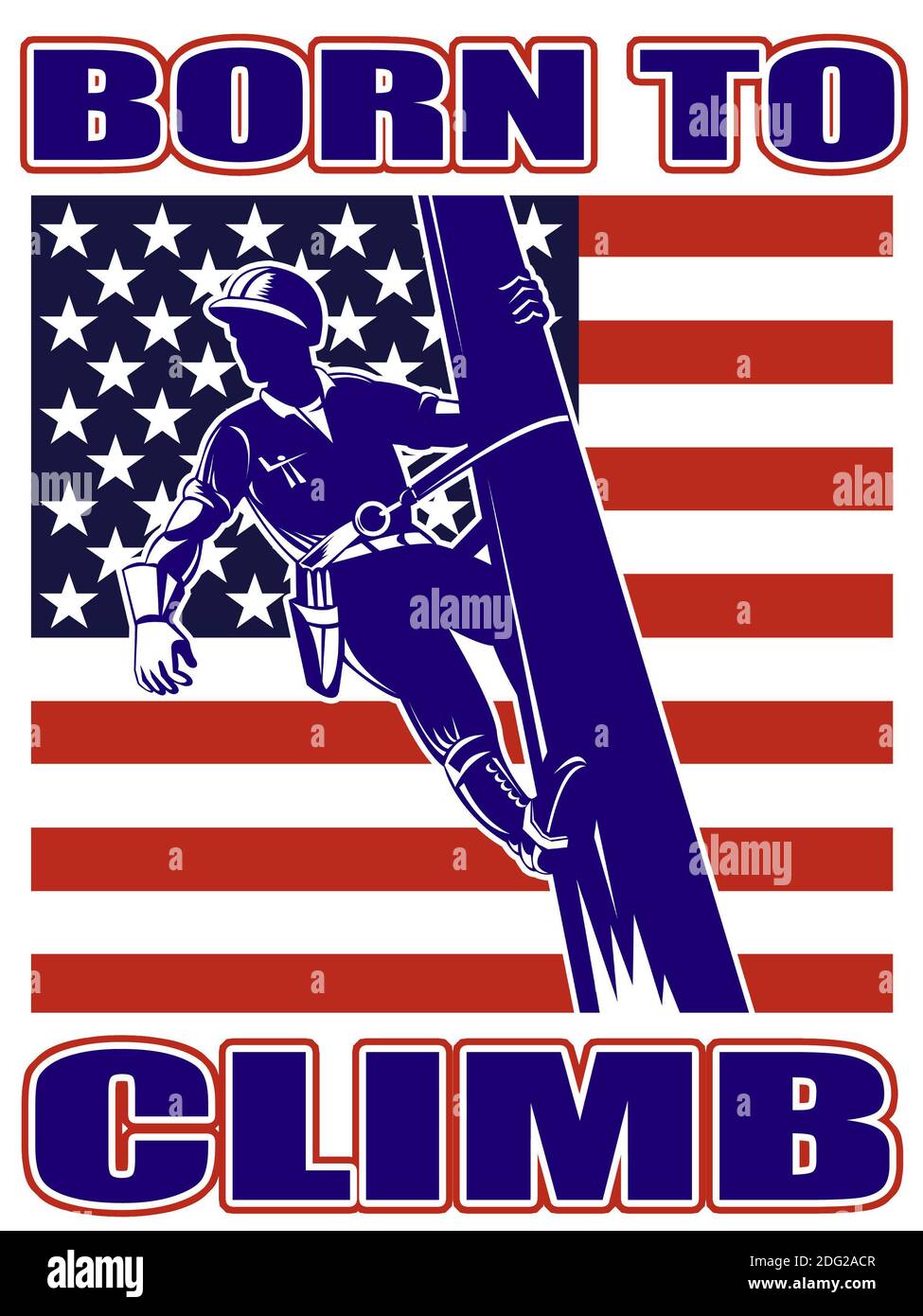 Lineman working Cut Out Stock Images & Pictures - Alamy