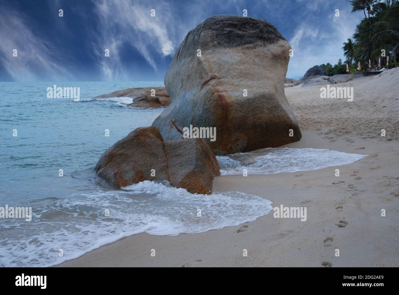 Sky Colors over Lamai Beach, Koh Samui Stock Photo - Alamy