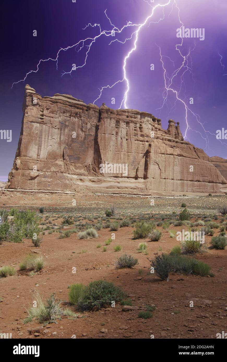 Storm over Monument Valley, U.S.A Stock Photo - Alamy