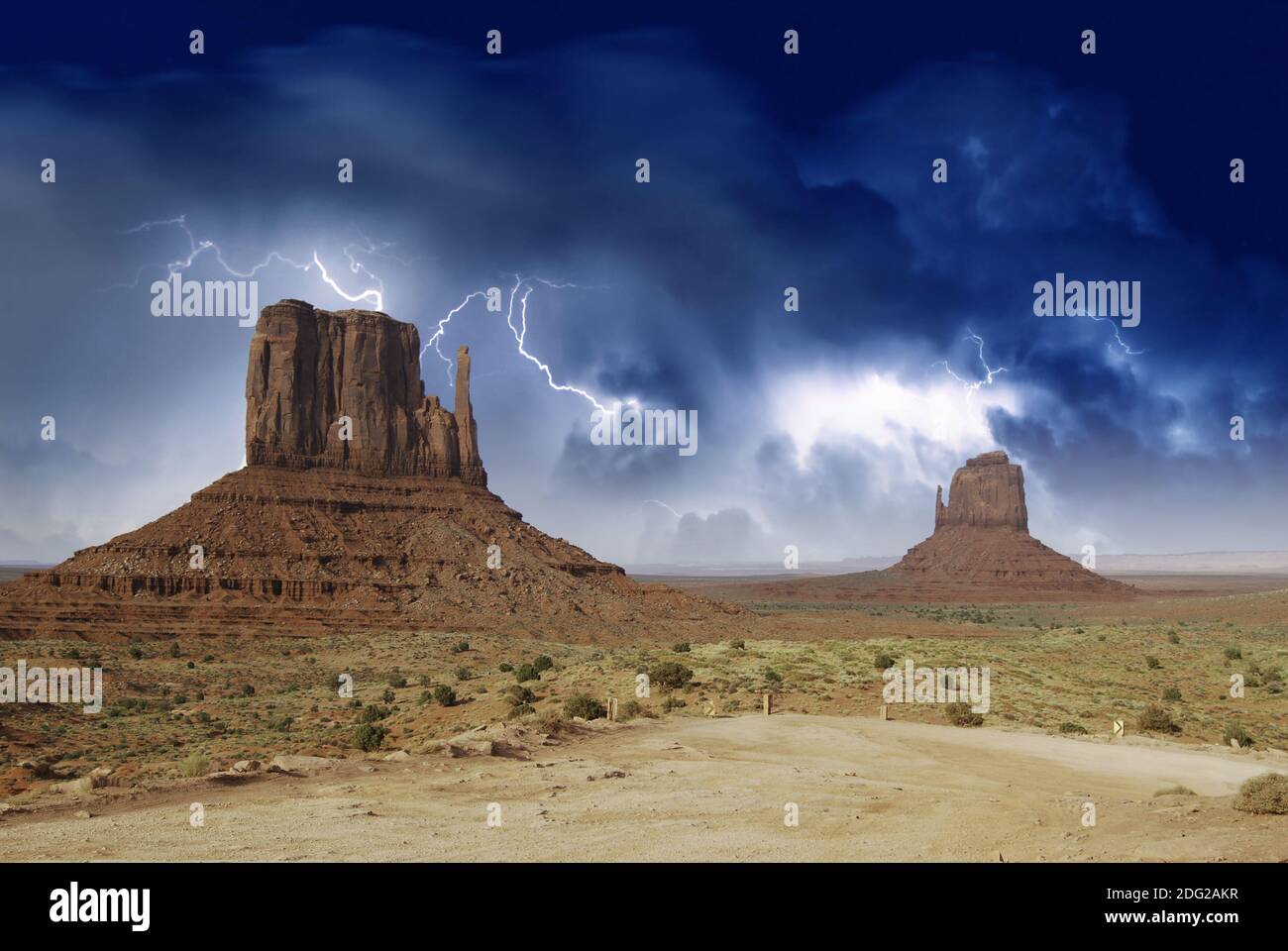 Rocks and Colors of Monument Valley Stock Photo - Alamy