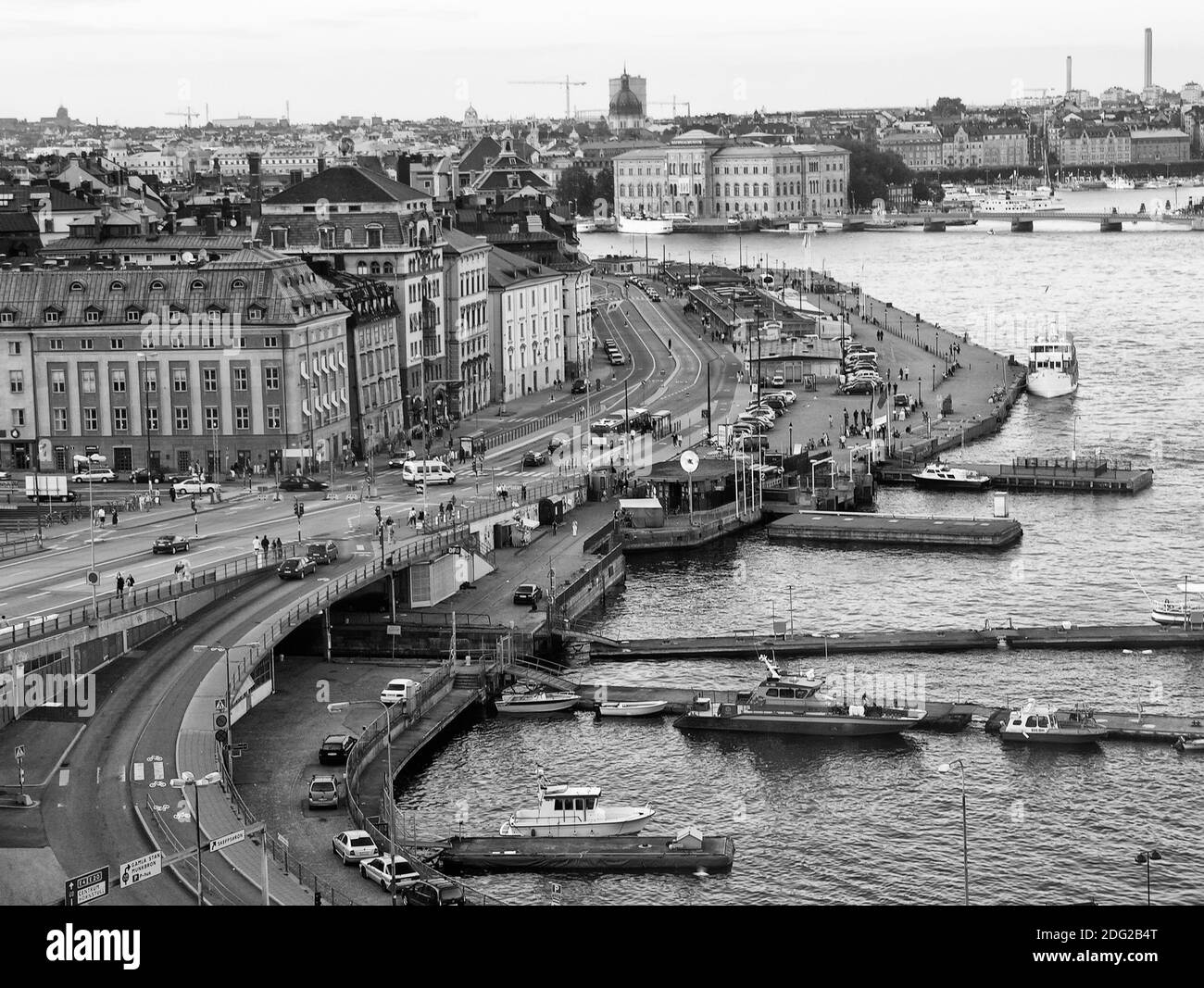 Sweden stockholm town view Black and White Stock Photos & Images - Alamy