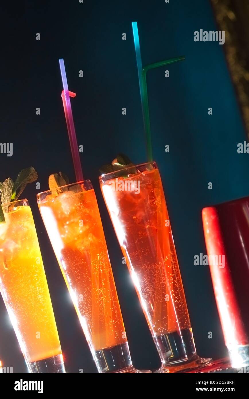 Yellow drinks photography hi-res stock photography and images - Alamy