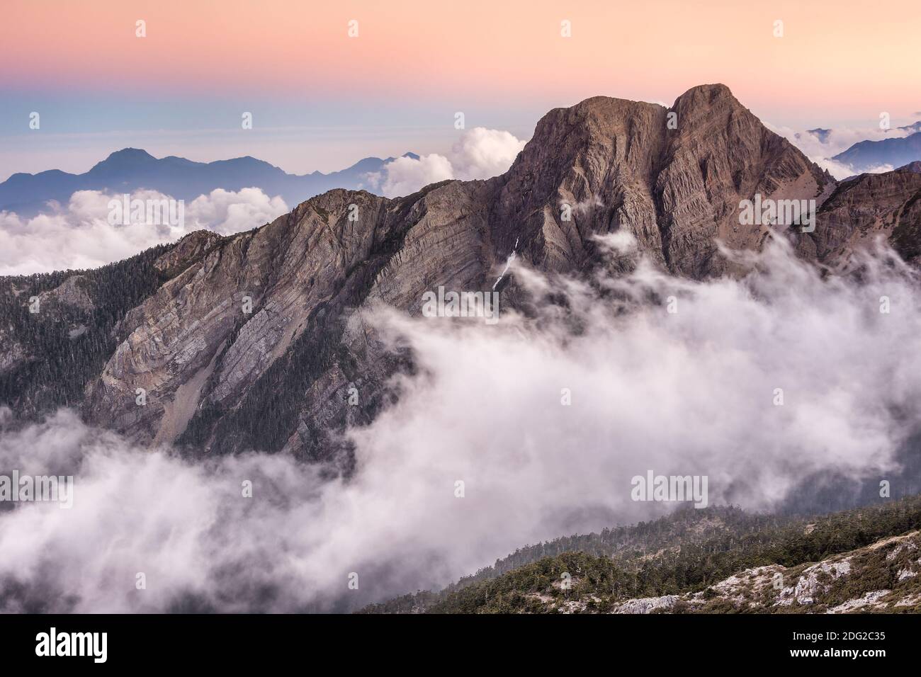Mt Jade east peak Stock Photo - Alamy
