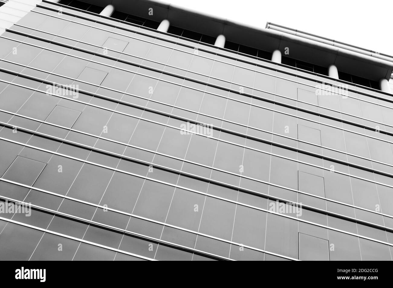 Abstract view contemporary apartment architecture hi-res stock ...