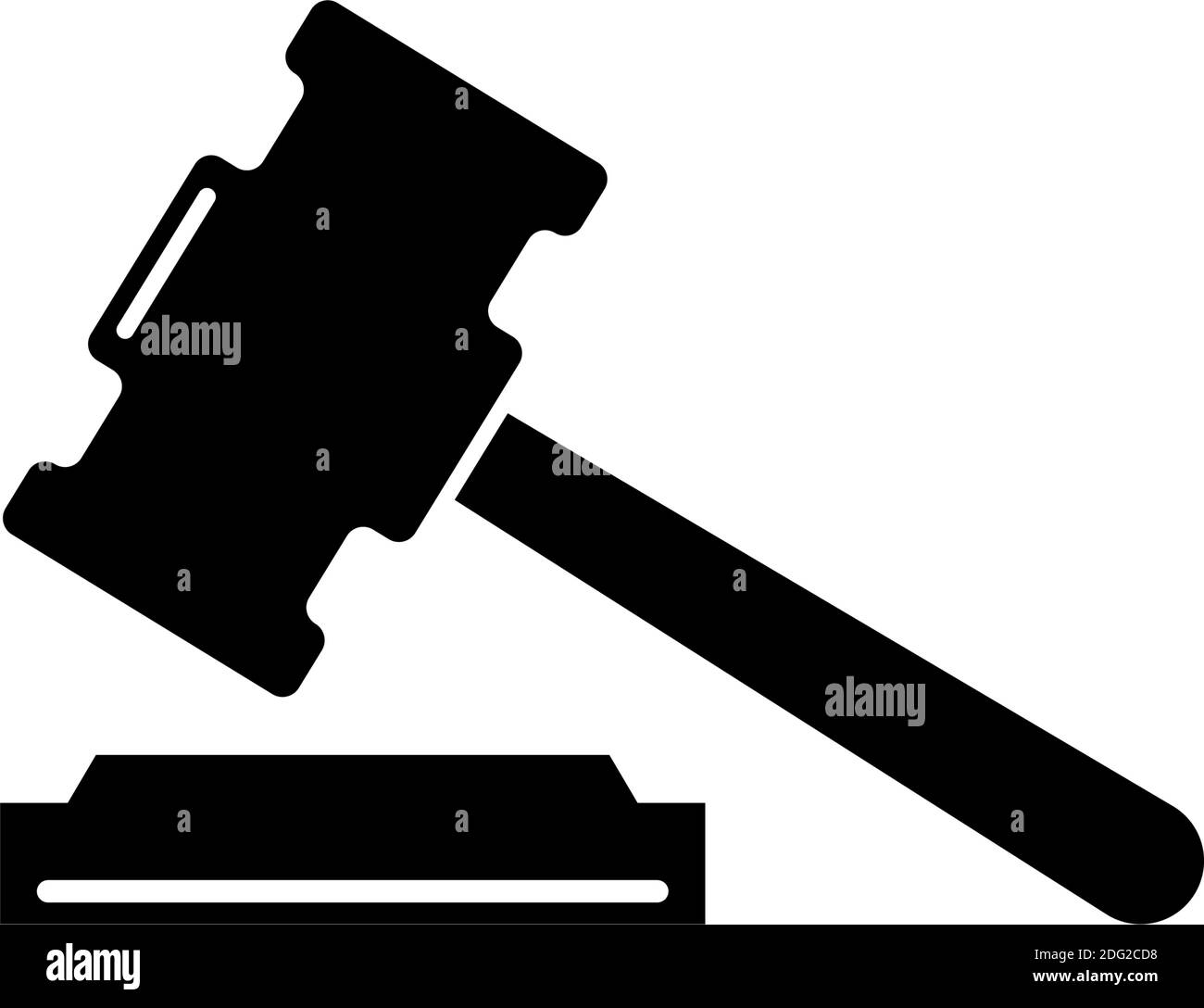 Auctioneer Mallet Stock Vector Images Alamy