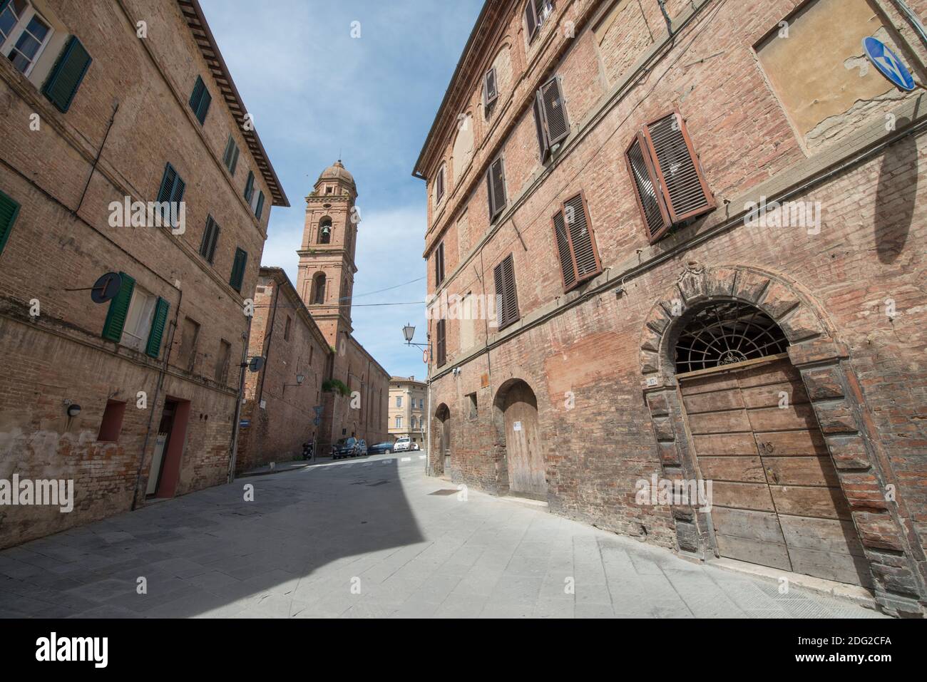 Small Medieval Town in Tuscany, Italy Stock Photo - Alamy