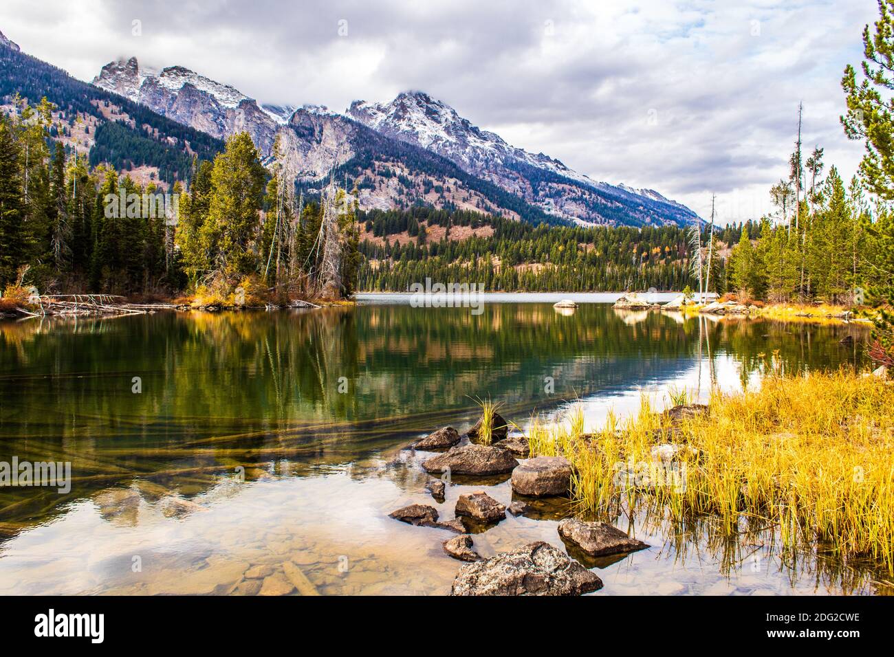 Taggart Lake Grand Teton National Park Stock Photo - Alamy