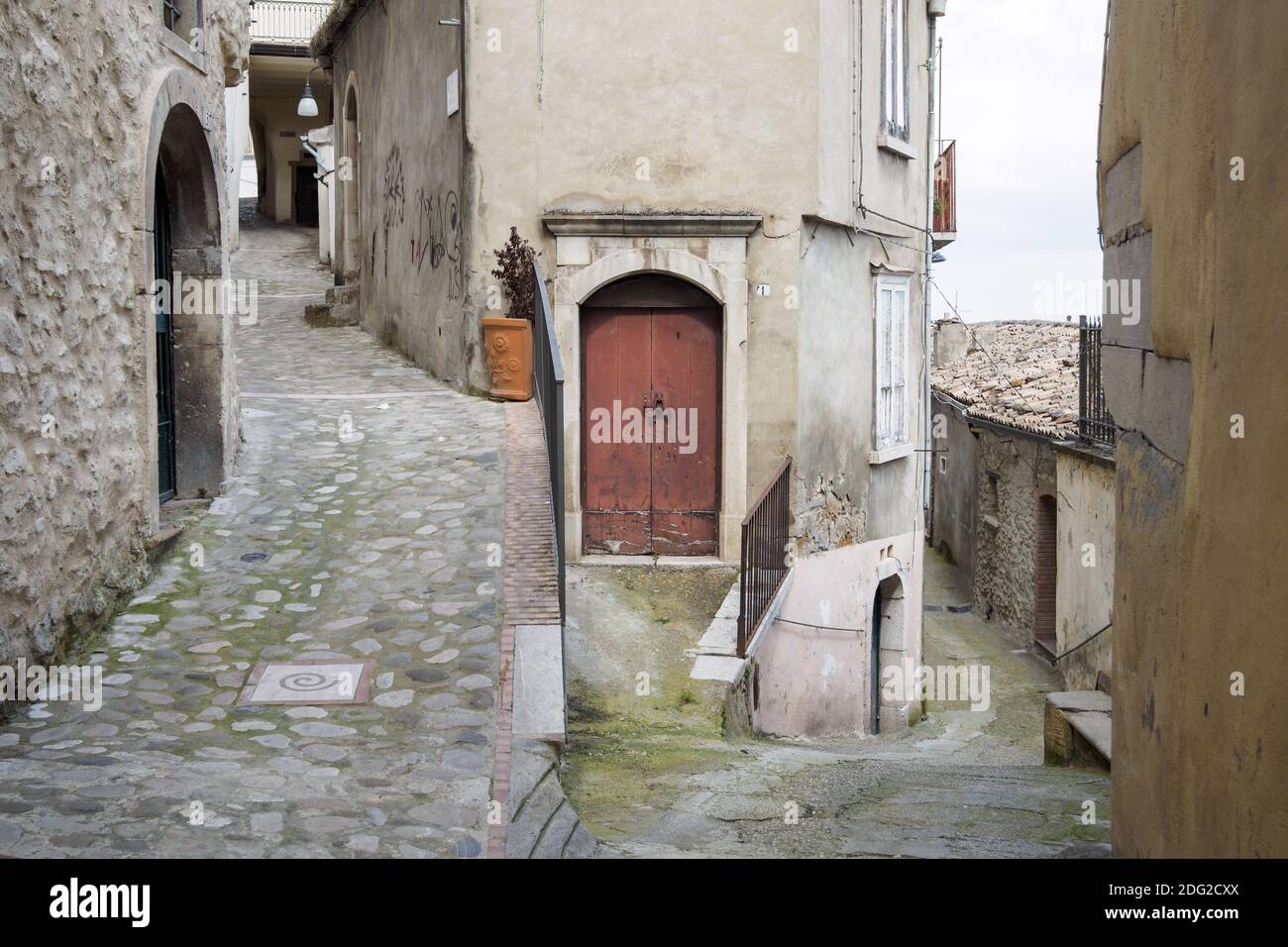 Old town of Calitri. Campania region, Italy Stock Photo - Alamy