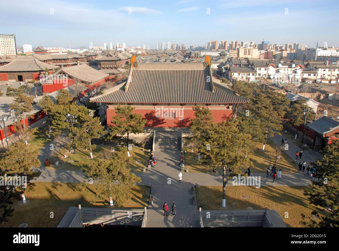 The Huayan Temple or Huayan Monastery in Datong, Shanxi Province in ...