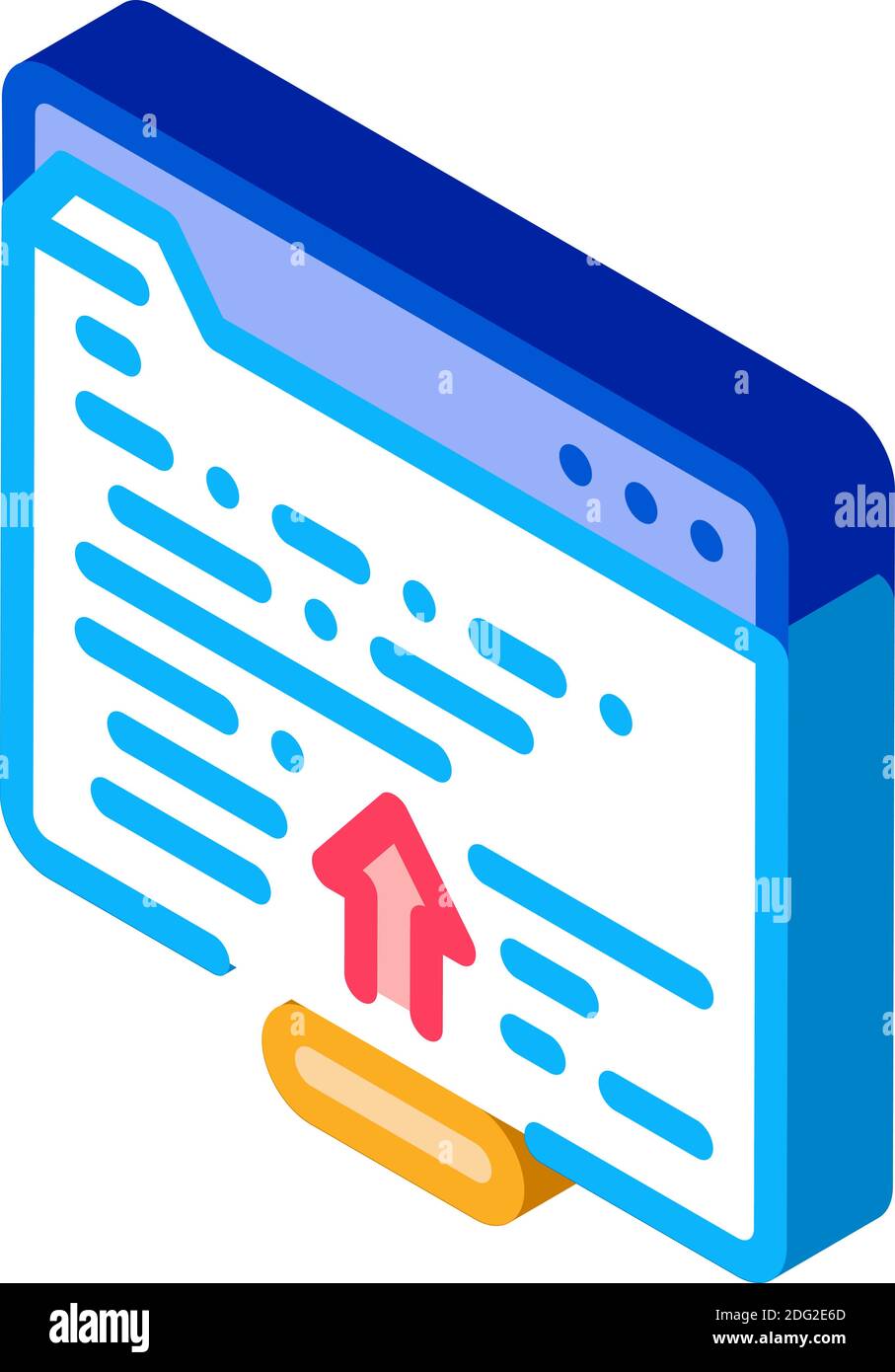correction of mistakes in text isometric icon vector illustration Stock ...