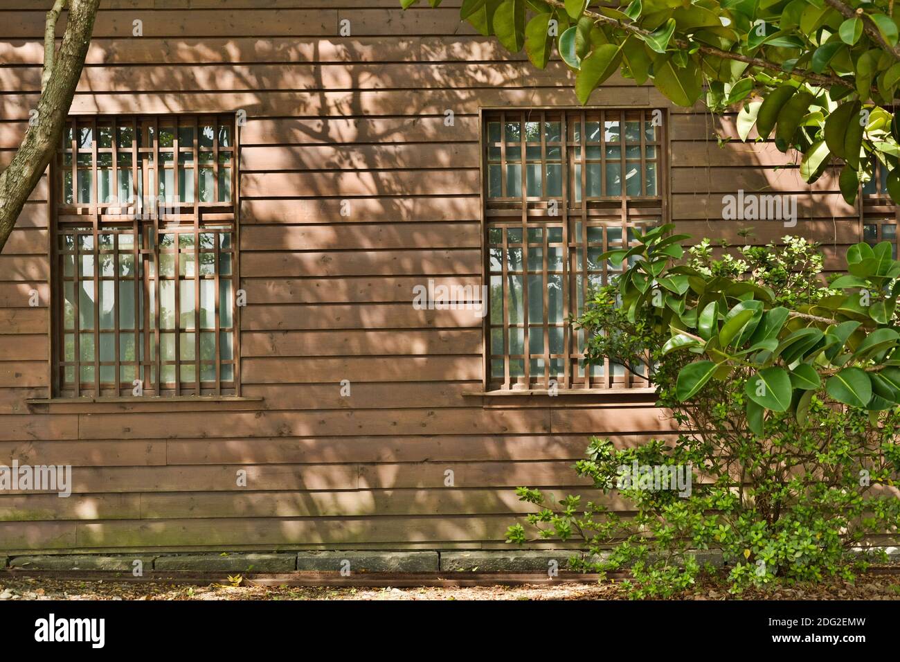 Wooden house exterior Stock Photo - Alamy