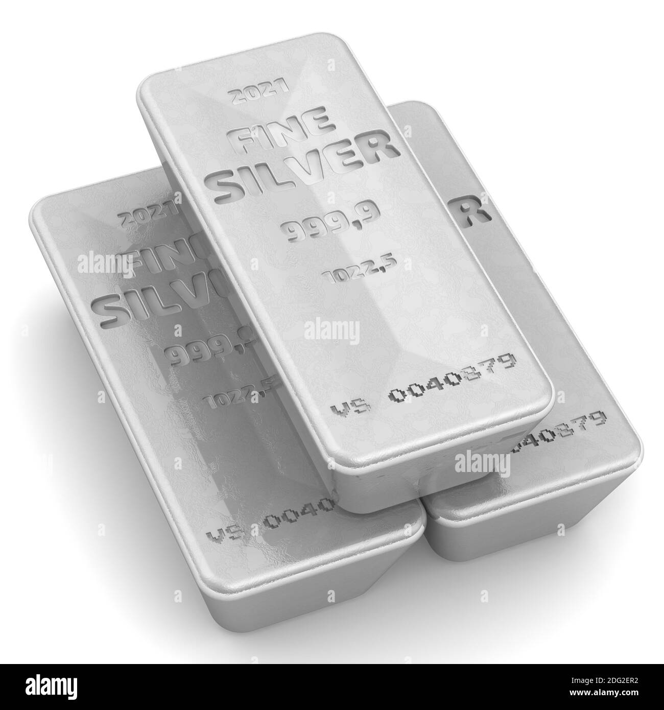 Silver ingot bars finance hi-res stock photography and images - Alamy