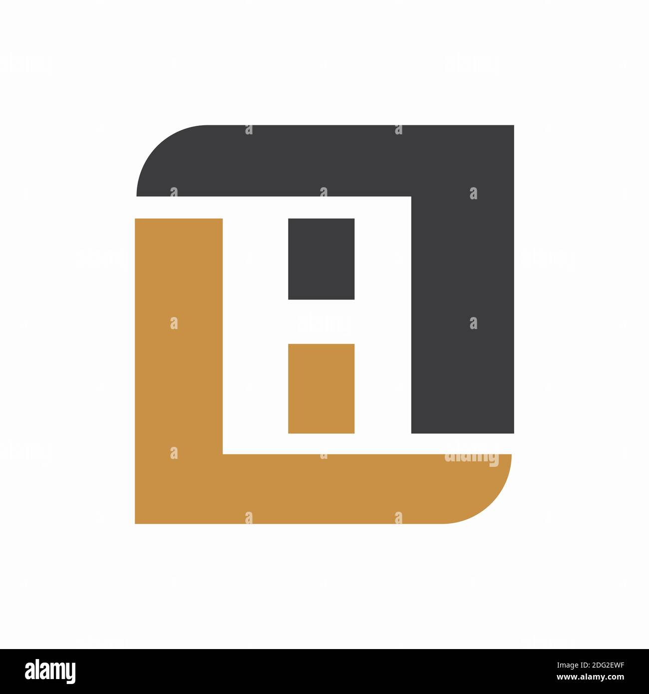 Initial letter LH logo or HL logo vector design template Stock Vector ...