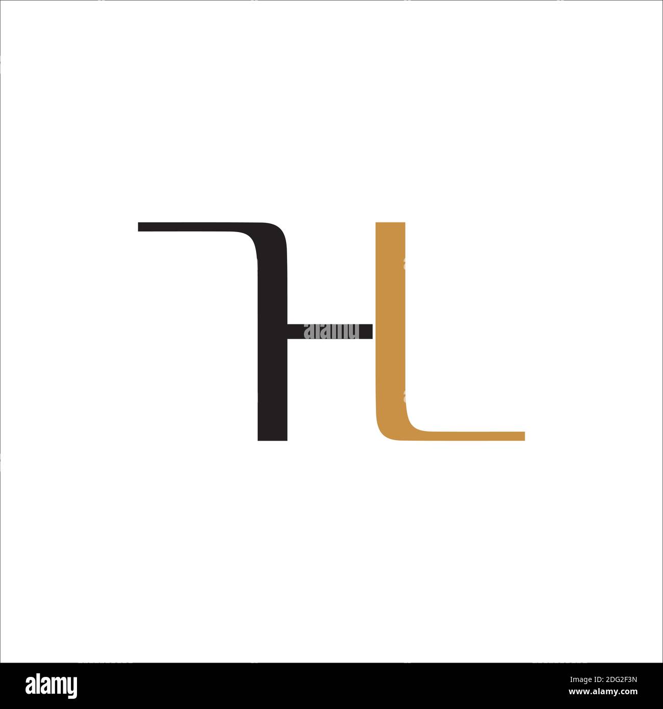 Initial letter LH logo or HL logo vector design template Stock Vector ...