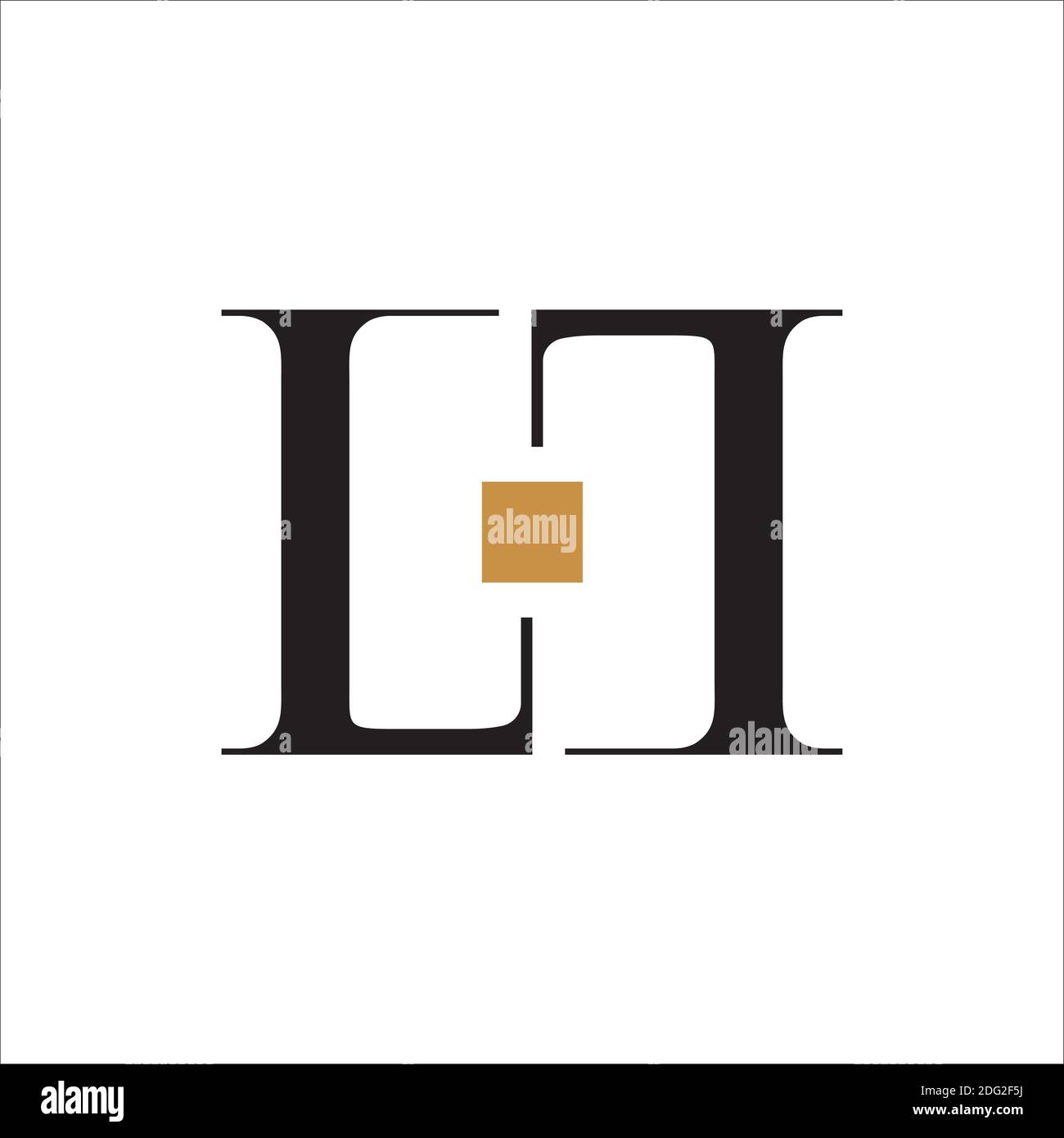 Initial letter LH logo or HL logo vector design template Stock Vector ...