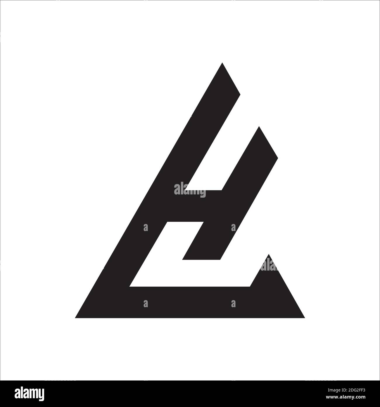 Initial letter LH logo or HL logo vector design template Stock Vector ...