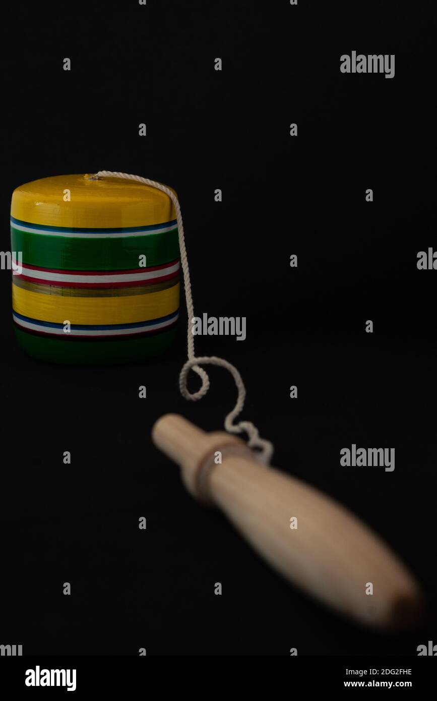 Balero Traditional Mexican handcraft toy , Cup and ball Stock Photo - Alamy