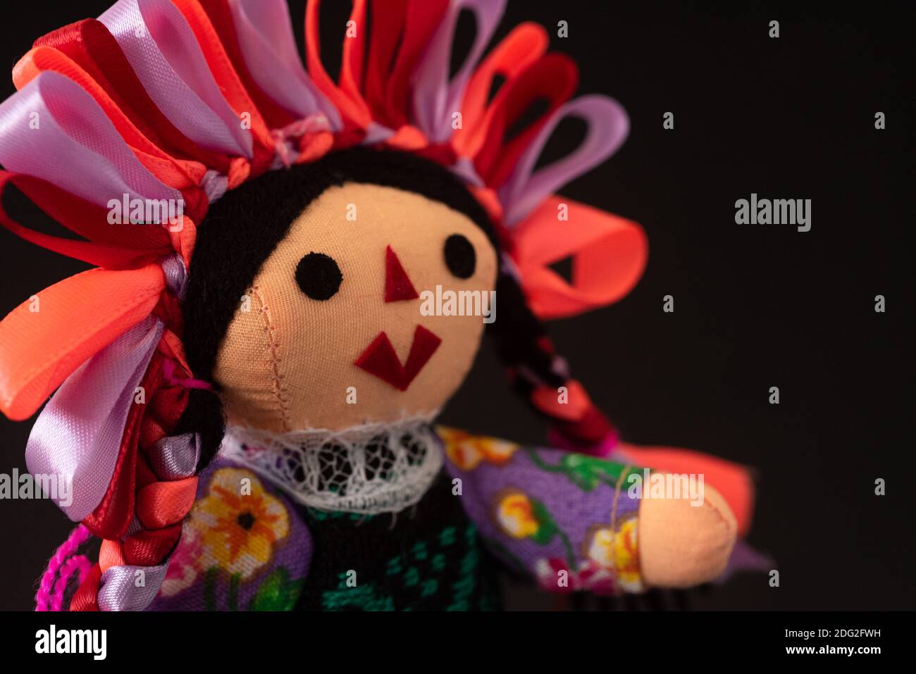 Traditional Mexican handcraft Marias rag doll toy Stock Photo - Alamy