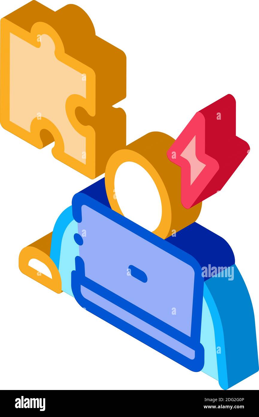 Software testing isometric icon hi-res stock photography and images - Alamy