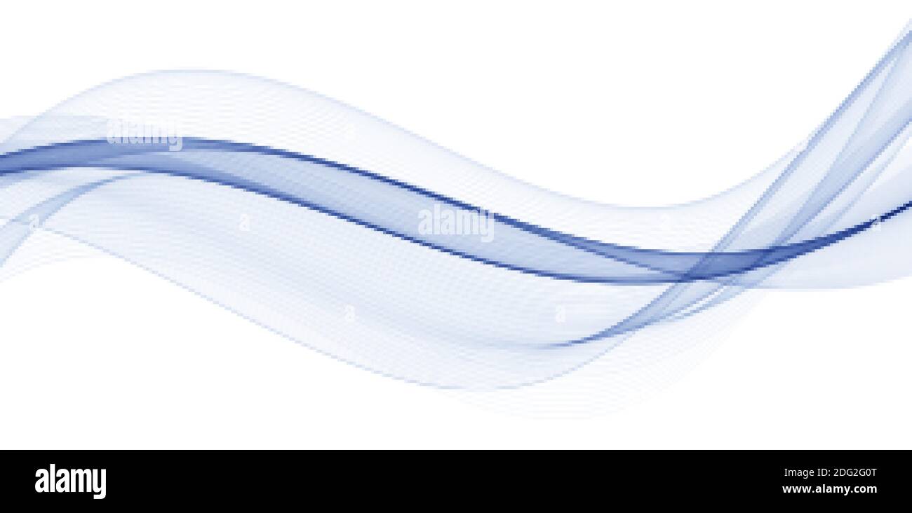 Flowing waves of water blue.Abstract background Vector waves Stock ...