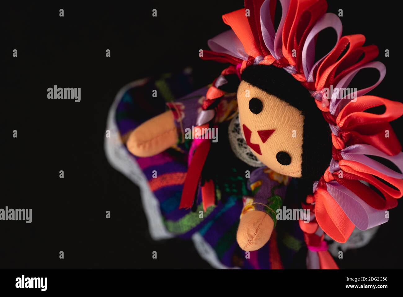 Traditional Mexican handcraft Marias rag doll toy Stock Photo - Alamy