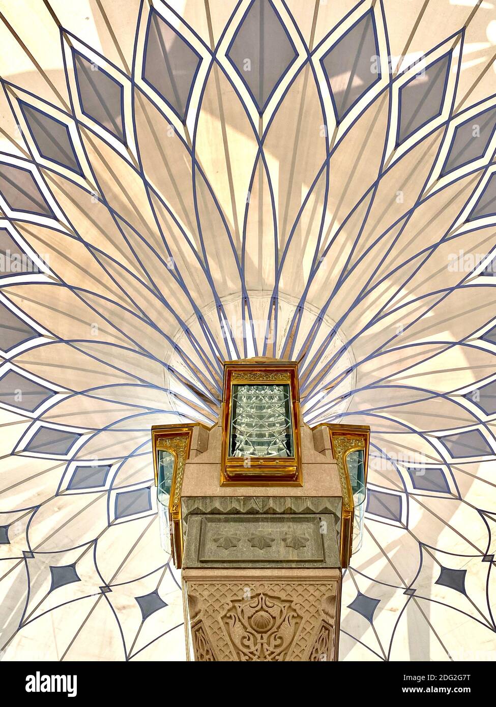 Madinah, Saudi Arabia - January 2020 : View of beautiful pillar at ...