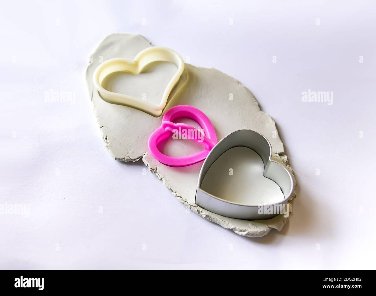 Figures creation from modeling clay. Creative activities in the process ...