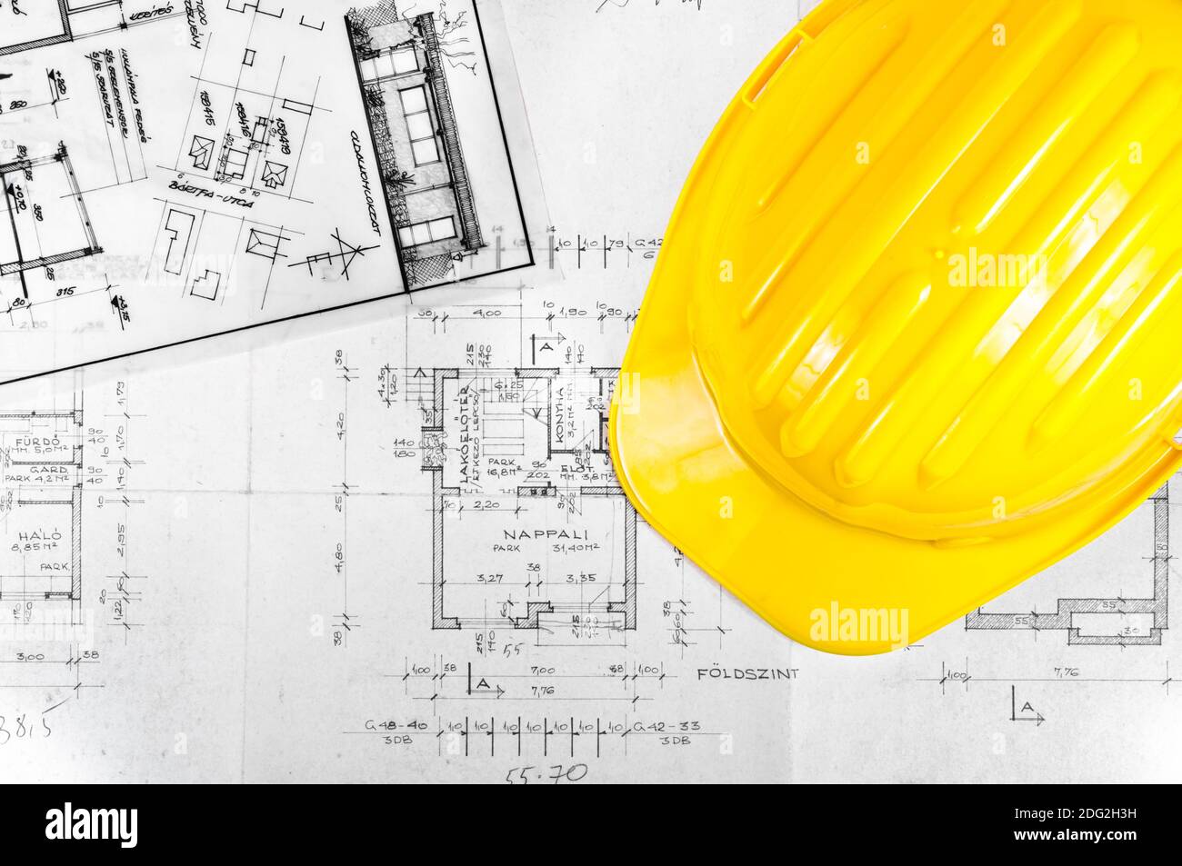 Engineer design plans hi-res stock photography and images - Alamy