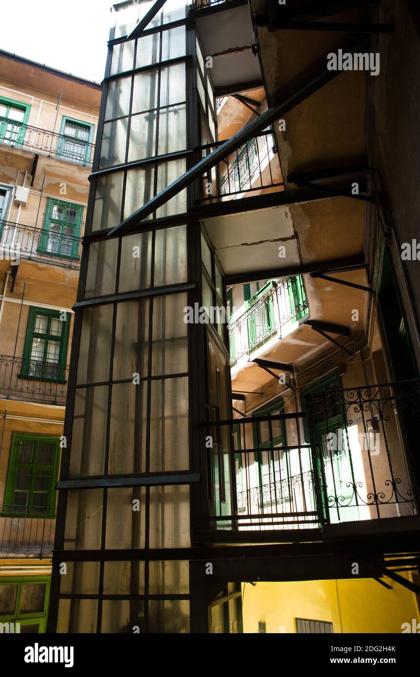 Interior of an urban building Stock Photo - Alamy