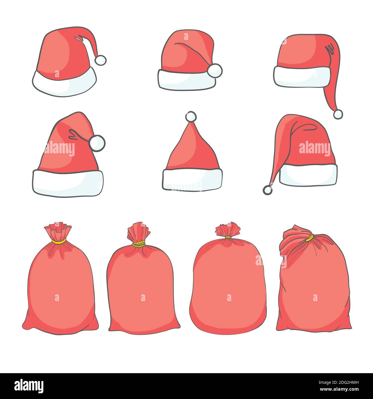 Santas toy bag Stock Vector Images - Alamy