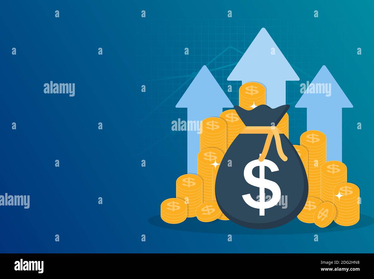 Income increase, financial strategy, Gold Coins Icon Sign Business ...