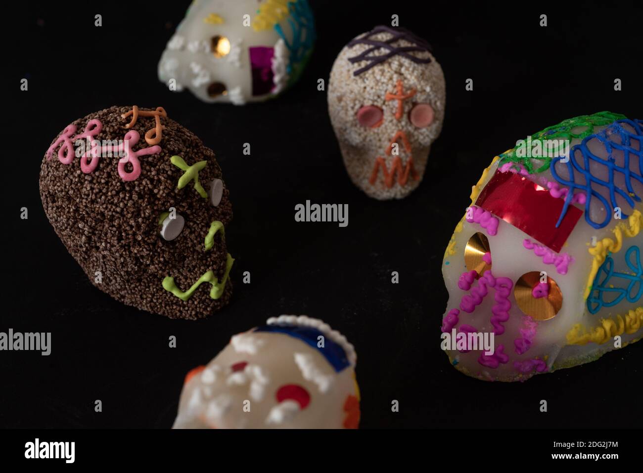 Traditional Sugar / Amaranth candy Mexican skull, Day of the Dead ...