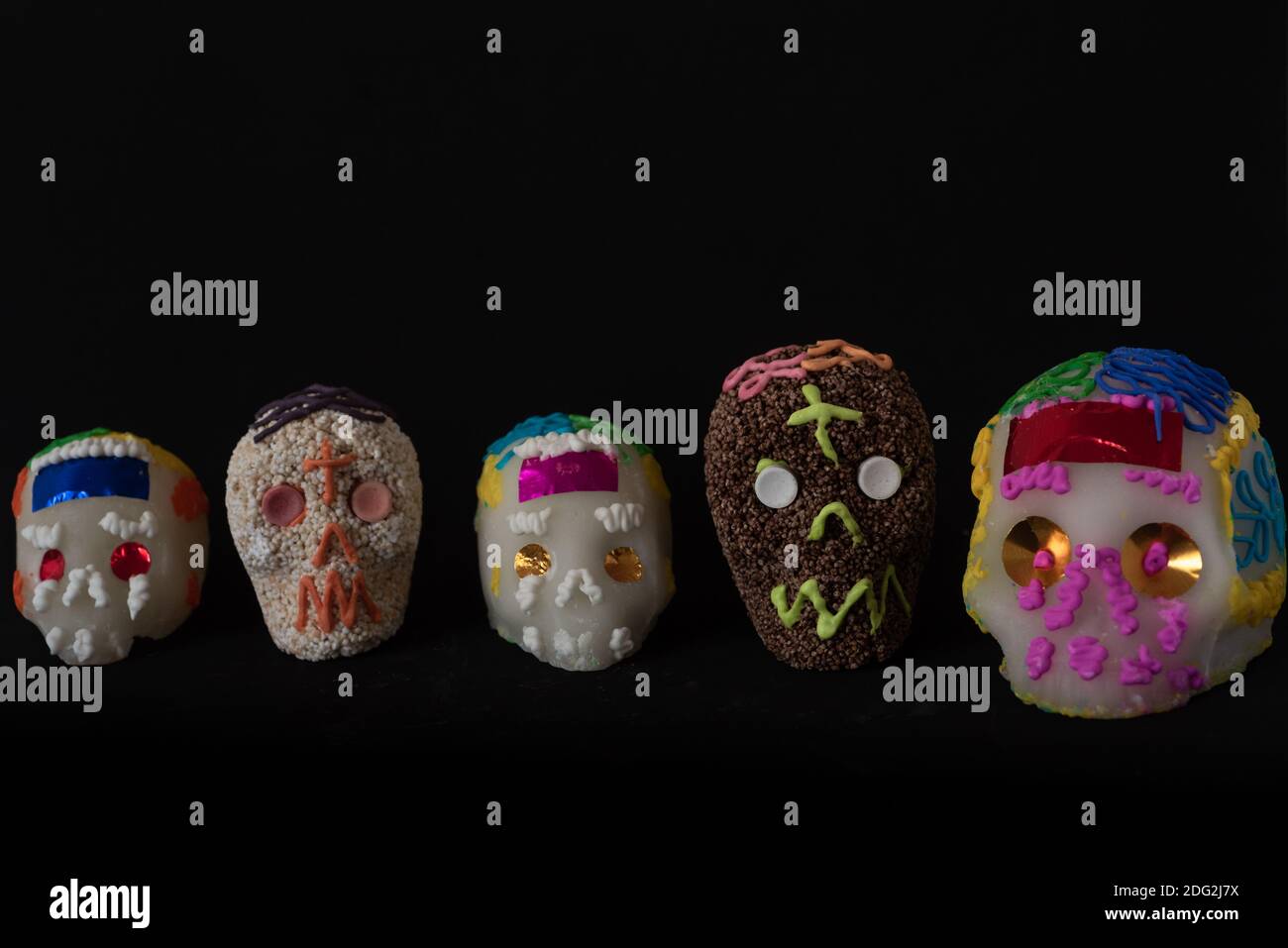 Traditional Sugar / Amaranth candy Mexican skull, Day of the Dead ...